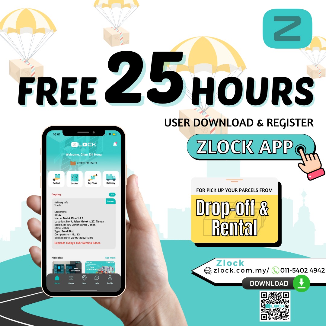 Free 1st 25 Hours – Zlock